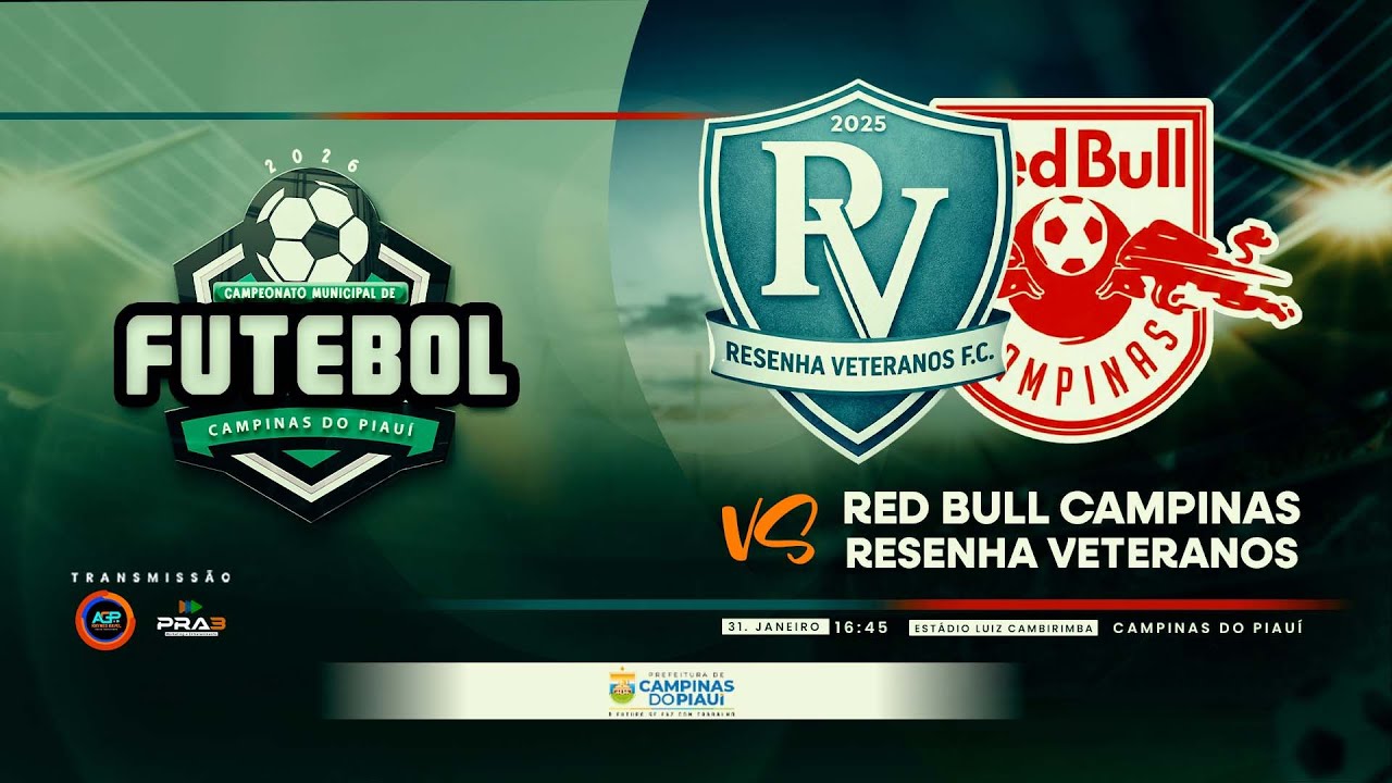 Red Bull Campinas X Resenha Veteranos - YouTube