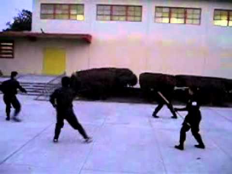 Chosun Ninja - Bo Staff Strikes Kata - YouTube