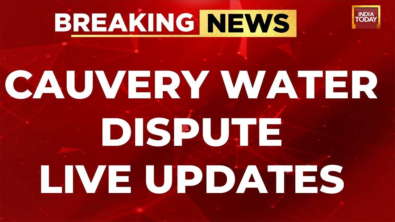 Cauvery Water War Escalates In Karnataka | Cauvery Water Dispute Live ...