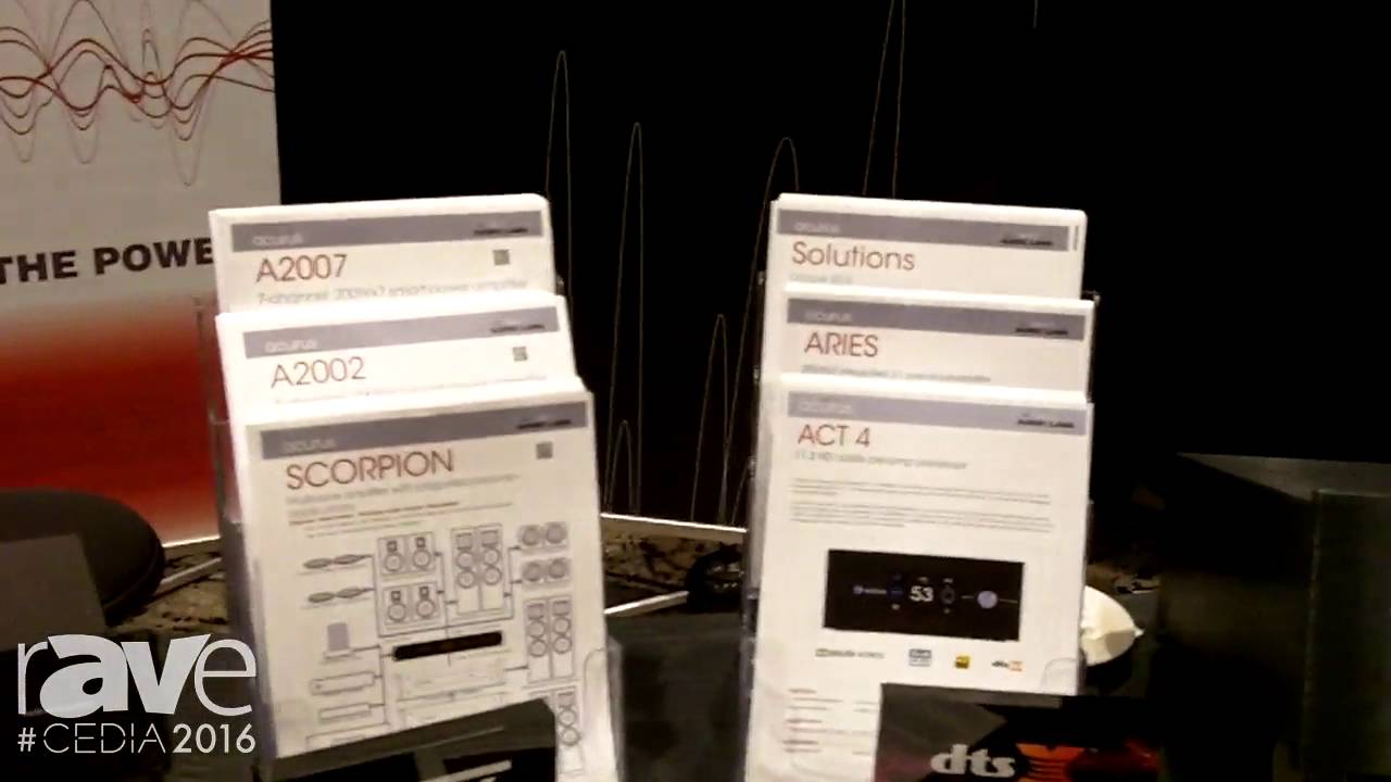 CEDIA 2016: Acurus Features Act 4, a New Home Theater Processor and ...