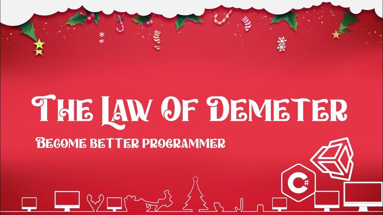 Unity/C# Best Practices: The Law of Demeter to Simplify Your Code! - YouTube