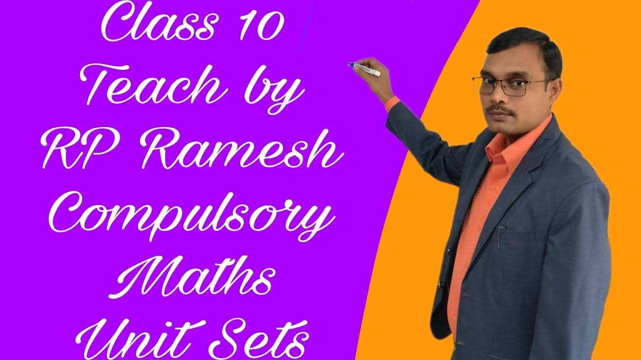 Class 10 Unit Sets Formula proved Cardinality of sets by rp ramesh ...