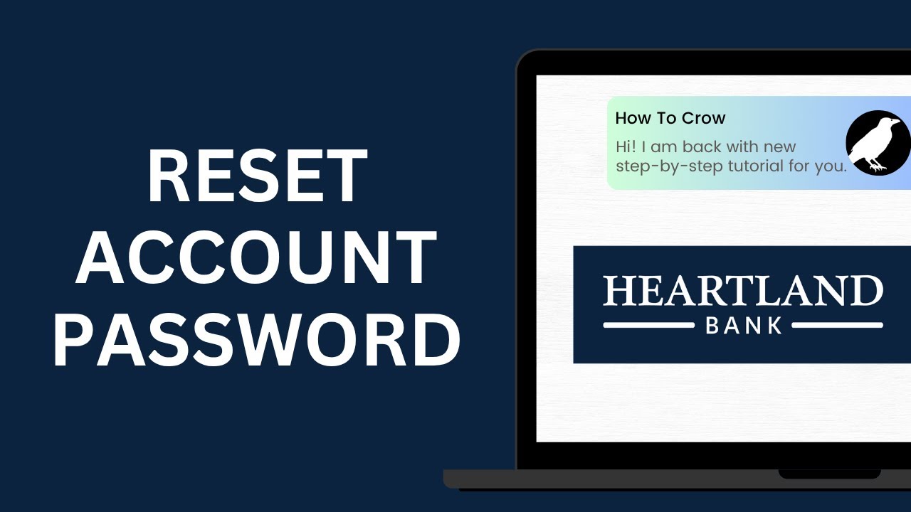 How to Reset Heartland Bank Online Banking Password - YouTube
