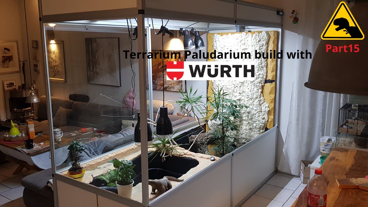 Paludarium Terrarium DIY build, building the ventilation system with ...