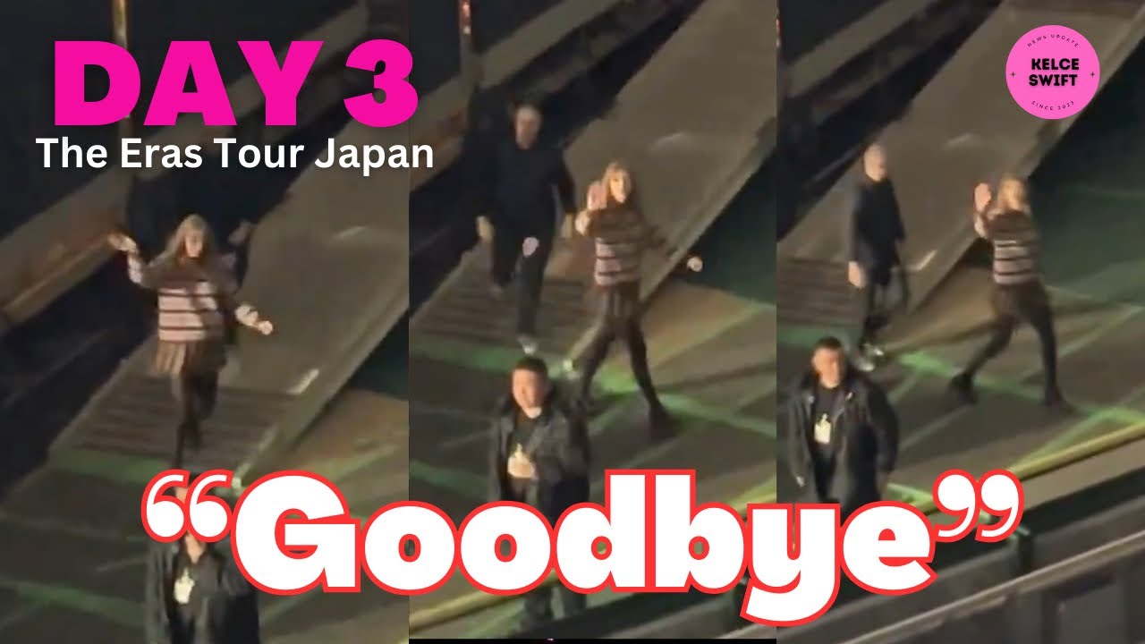 Taylor Swift LEAVING Tokyo Dome in The Tortured Poets Department colors ...