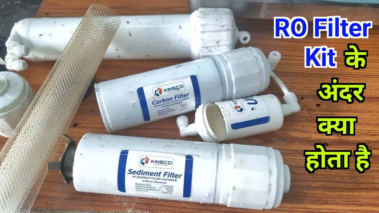RO के सभी फिल्टर किट को काट कर देखा तो दंग रह गया | RO kit filter ...