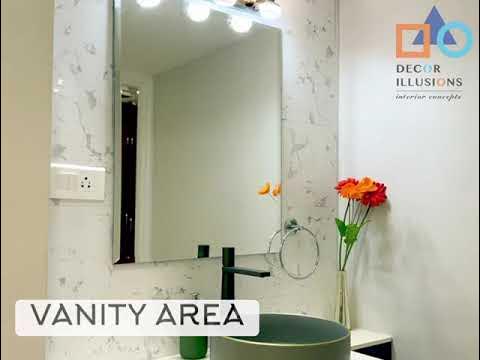 Elevated Elegance I 3BHK Service Apartment I Hyderabad Interiors - YouTube