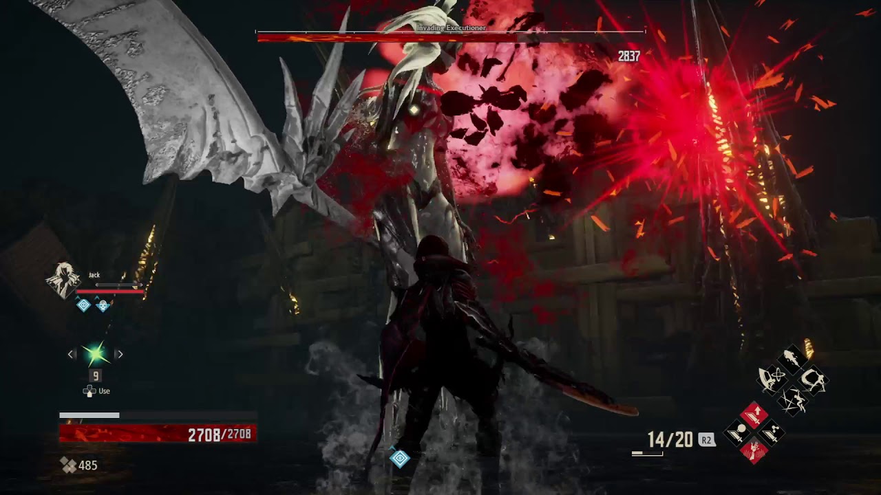 Code Vein - Invading Executioner Round 2 - YouTube