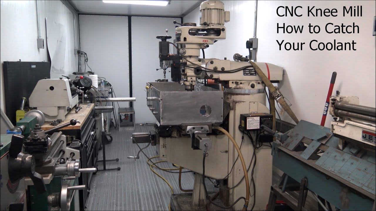 Aluminum Machining/Fabrication - Knee Mill Coolant System - Catch ...