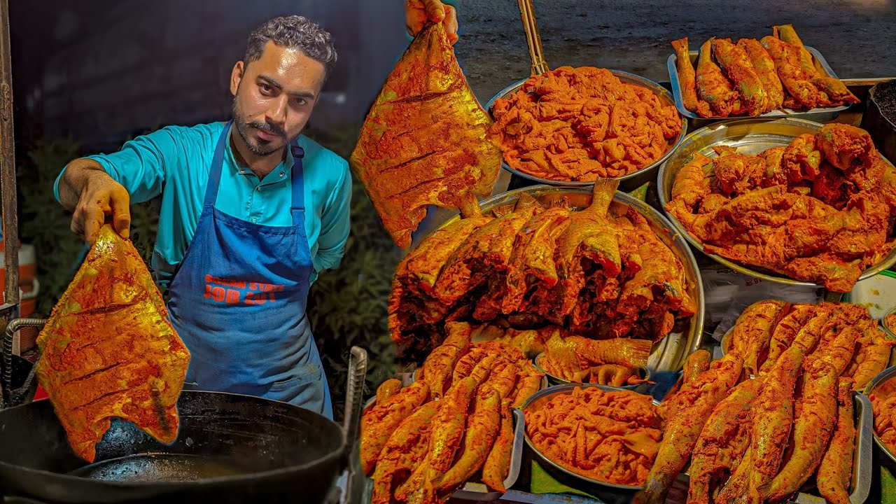 Gull Muhammad Lahori Masala Fry Fish & Grilled Fish at Karachi Street ...