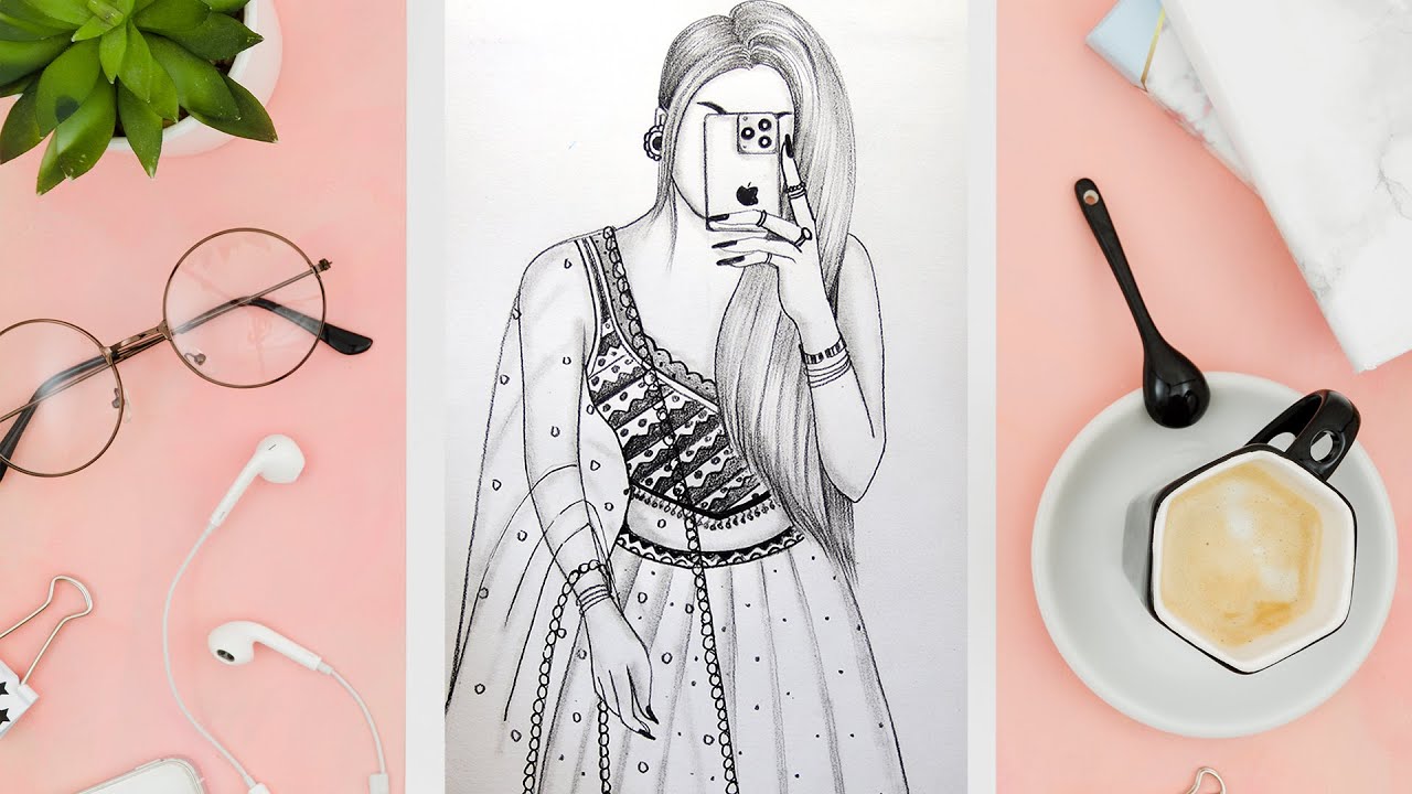 Beautiful Girl Sketch Tumblr