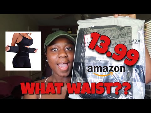 AFFORDABLE WAIST TRAINER UNBOXING & TRY ON ( AMAZON BEST SELLER ) | Jay Shant’e - YouTube