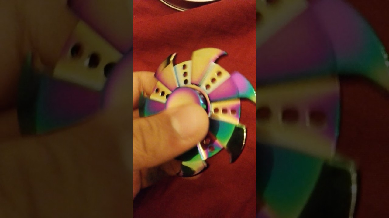 7 side fidget spinner - YouTube