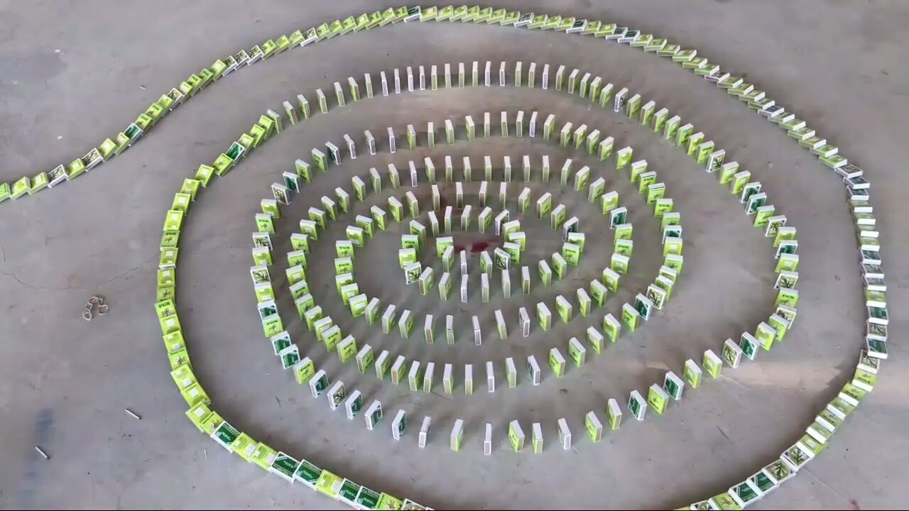 Contraption | Large domino effect | BE.Mechanical | Sigma institute of ...