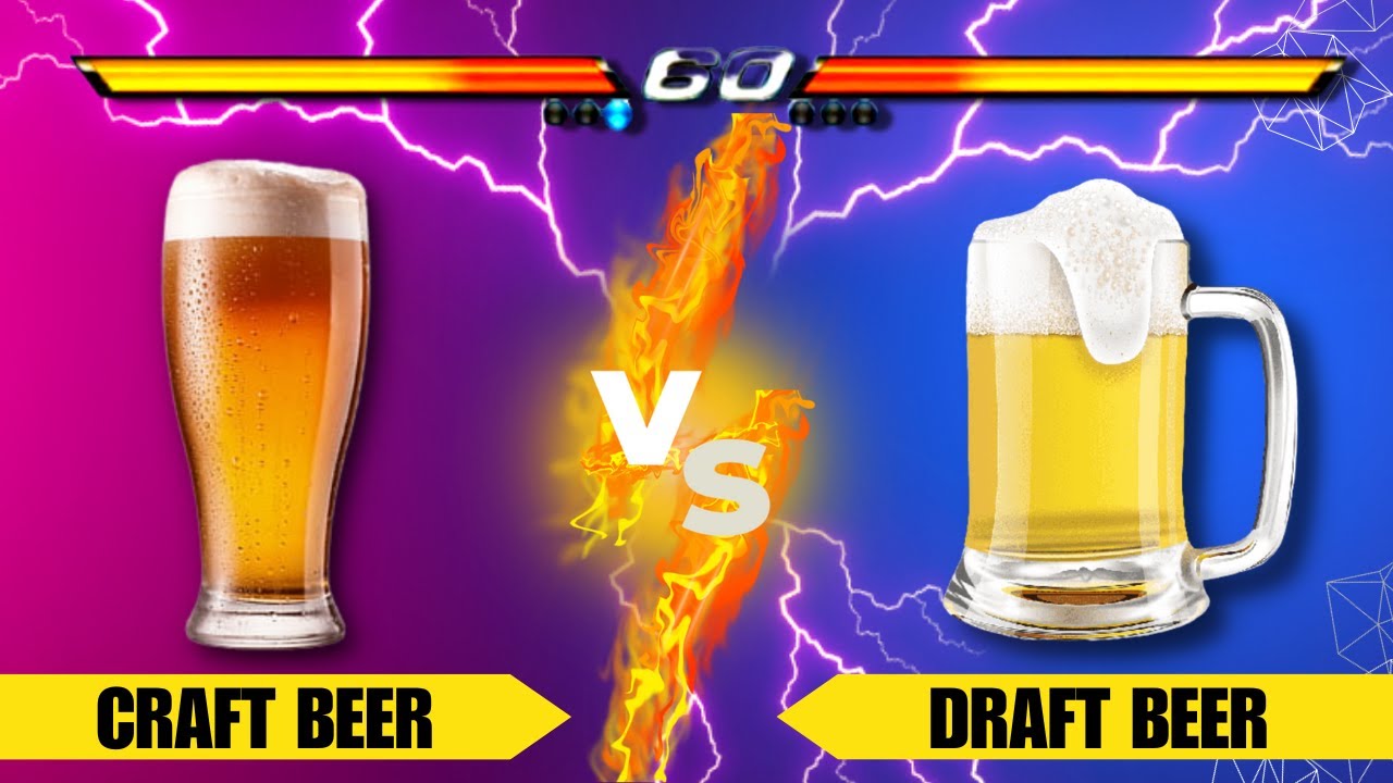 What is The Difference Between Draft Beer & Craft Beer - Hindi ...
