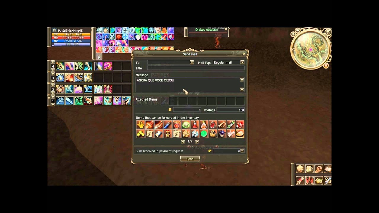 Lineage 2 Hight Five Tutorial Macro - YouTube