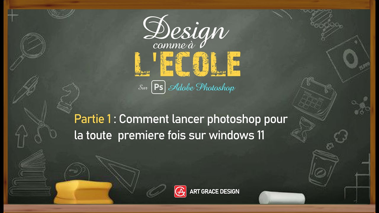 Comment lancer Adobe Photoshop pour la première fois sur Windows - YouTube