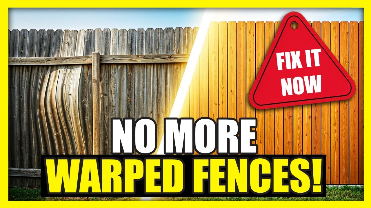 Stop Fence Warping Now – Complete Prevention & Repair Guide - YouTube