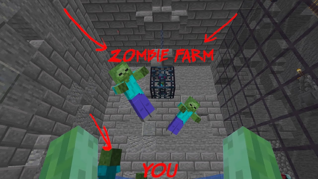 Where do zombies go, inside of mob farms? - YouTube