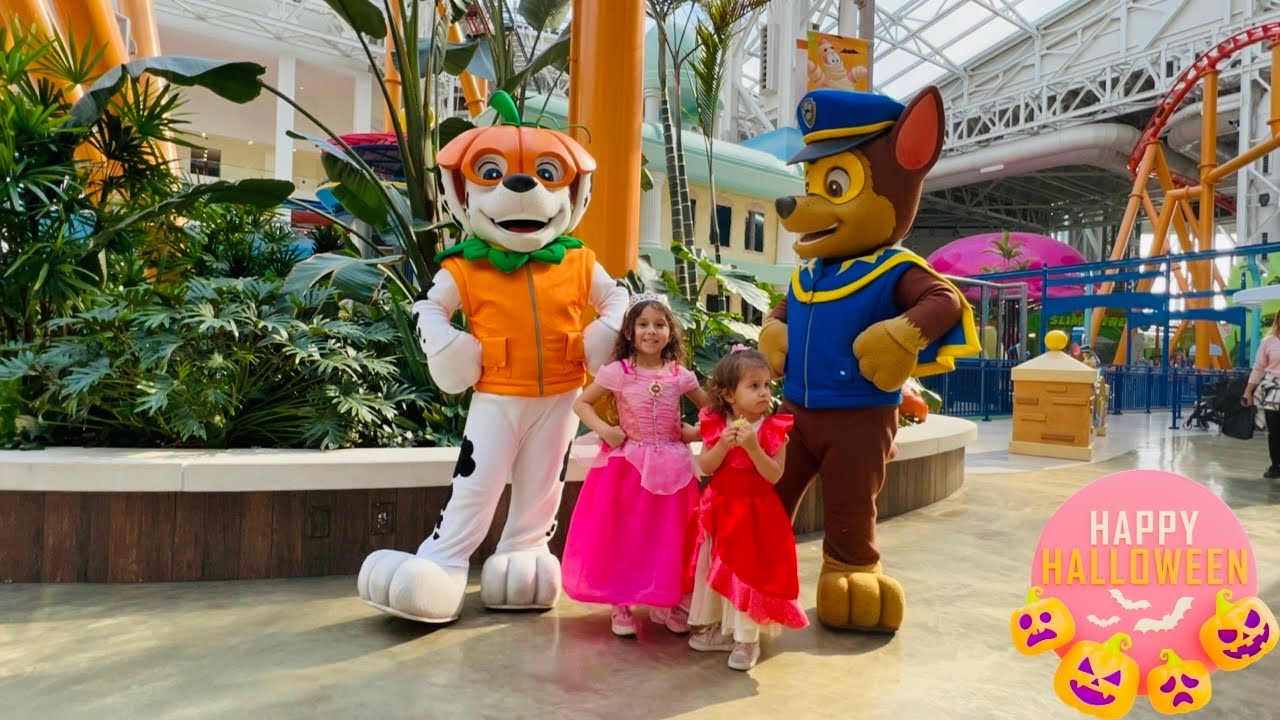 PAW PATROL BIGGEST THEME PARK AT NICKELODEON UNIVERSE - YouTube