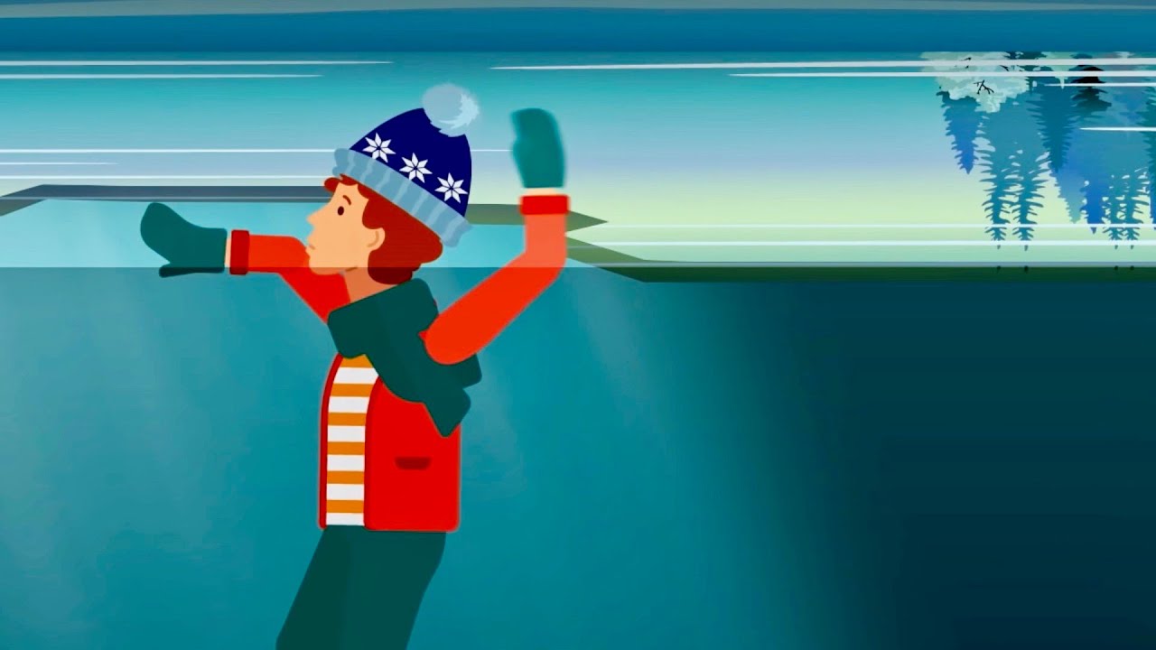How To Survive A Fall Through Frozen Solid Ice - YouTube