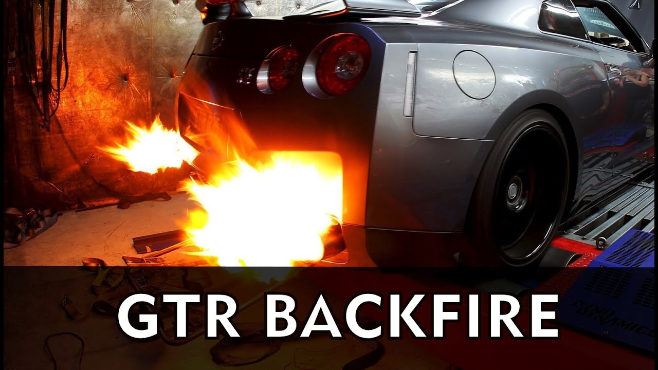 GTR BACKFIRE - YouTube