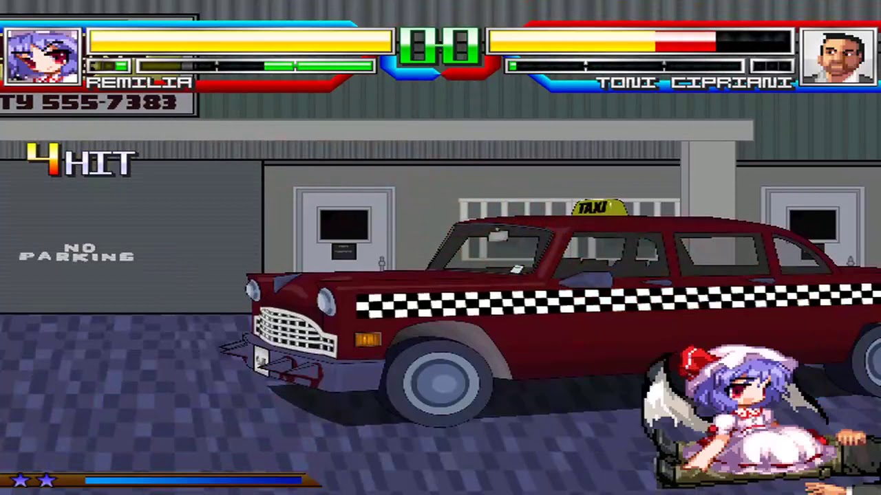 NICK54222 MUGEN: Remilia Scarlet (me) VS Toni Cipriani - YouTube