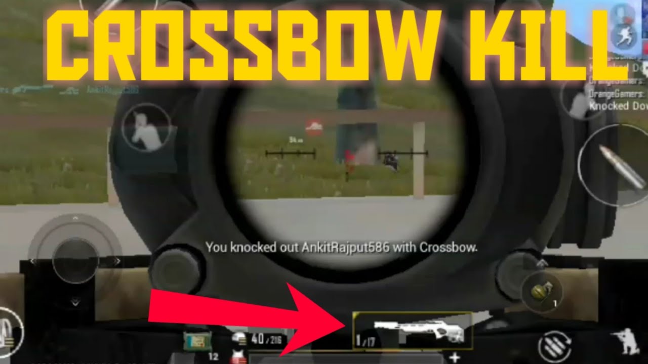 Crossbow Kill - pubg mobile lite --Winner Winner Chicken Dinner🐔🐔 - YouTube
