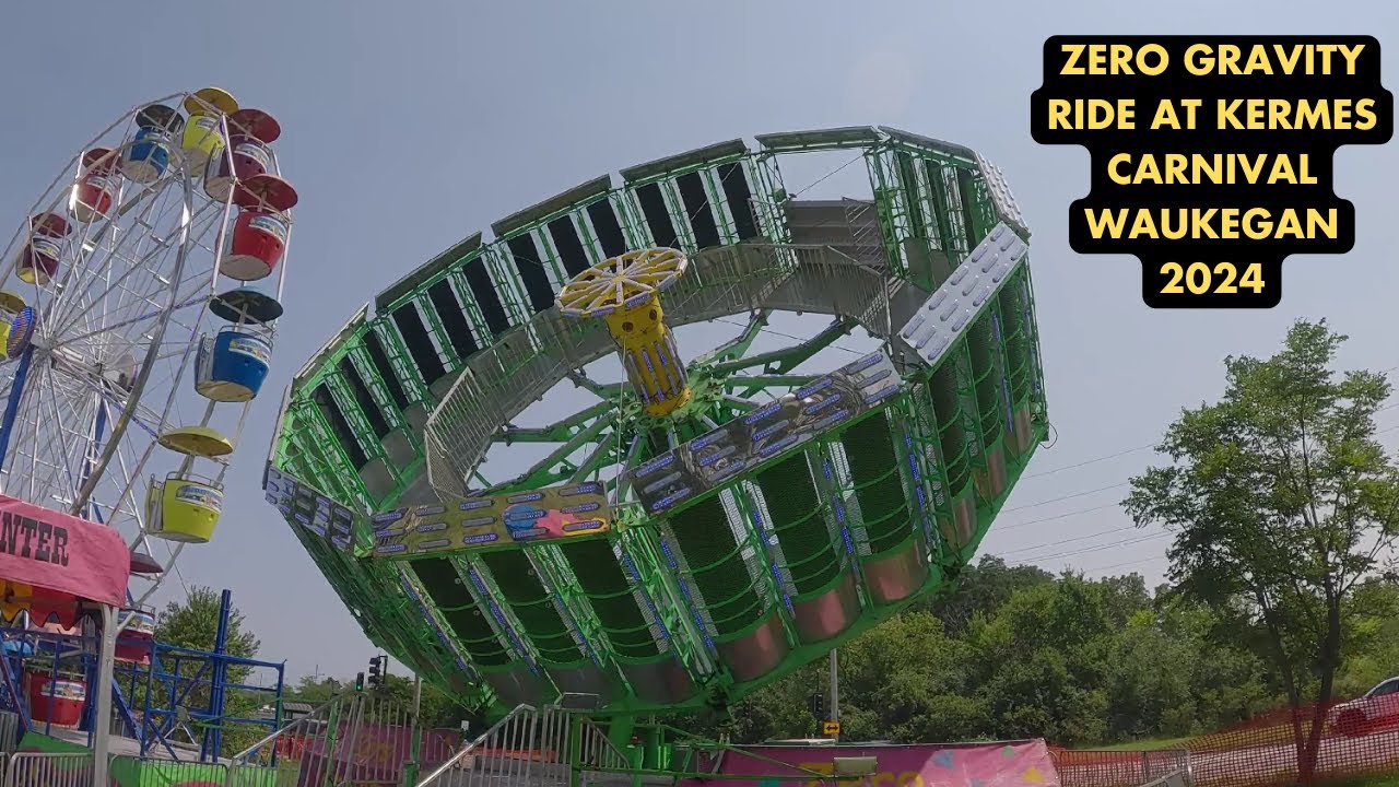 Zero Gravity Ride At Kermes Carnival Waukegan 2024 - YouTube