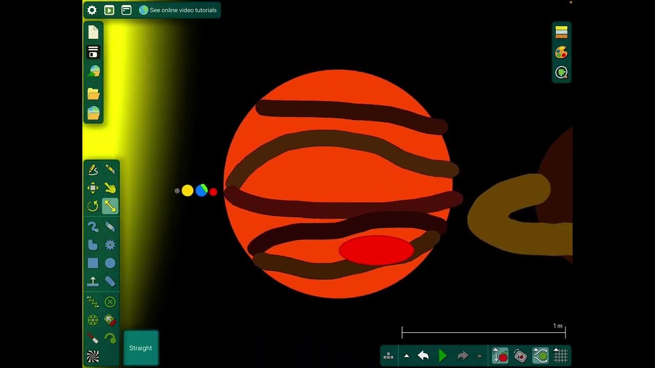 My solar system in Algodoo - YouTube