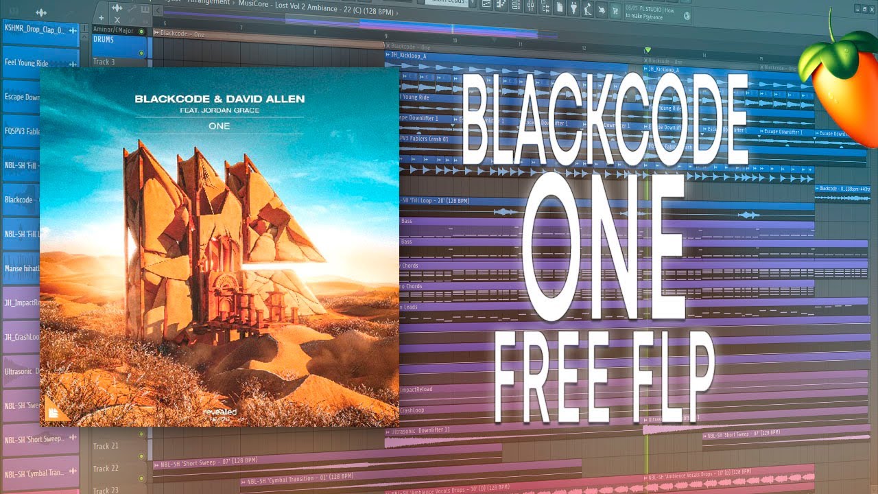 Blackcode & David Allen - One (Ft. Jordan Grace) [FL Studio Remake + FREE FLP] - YouTube