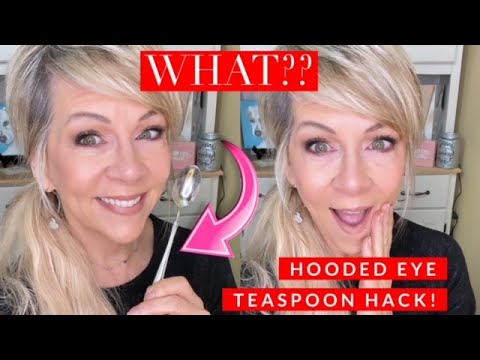 Hooded Eye - Spoon Teaspoon Hack - YouTube