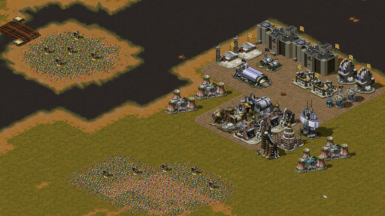 Red alert 2 | iraq vs 7 random | Soviet | 7 vs 1 | floating disc - YouTube