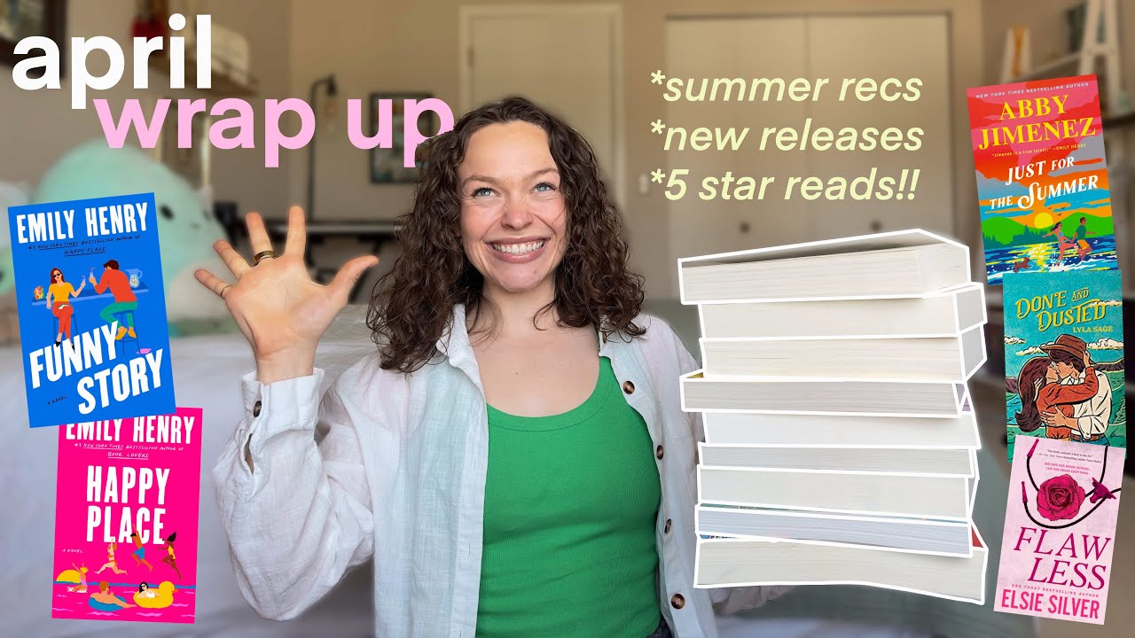 all 15 books I read in April and the ones YOU should too!!! - YouTube