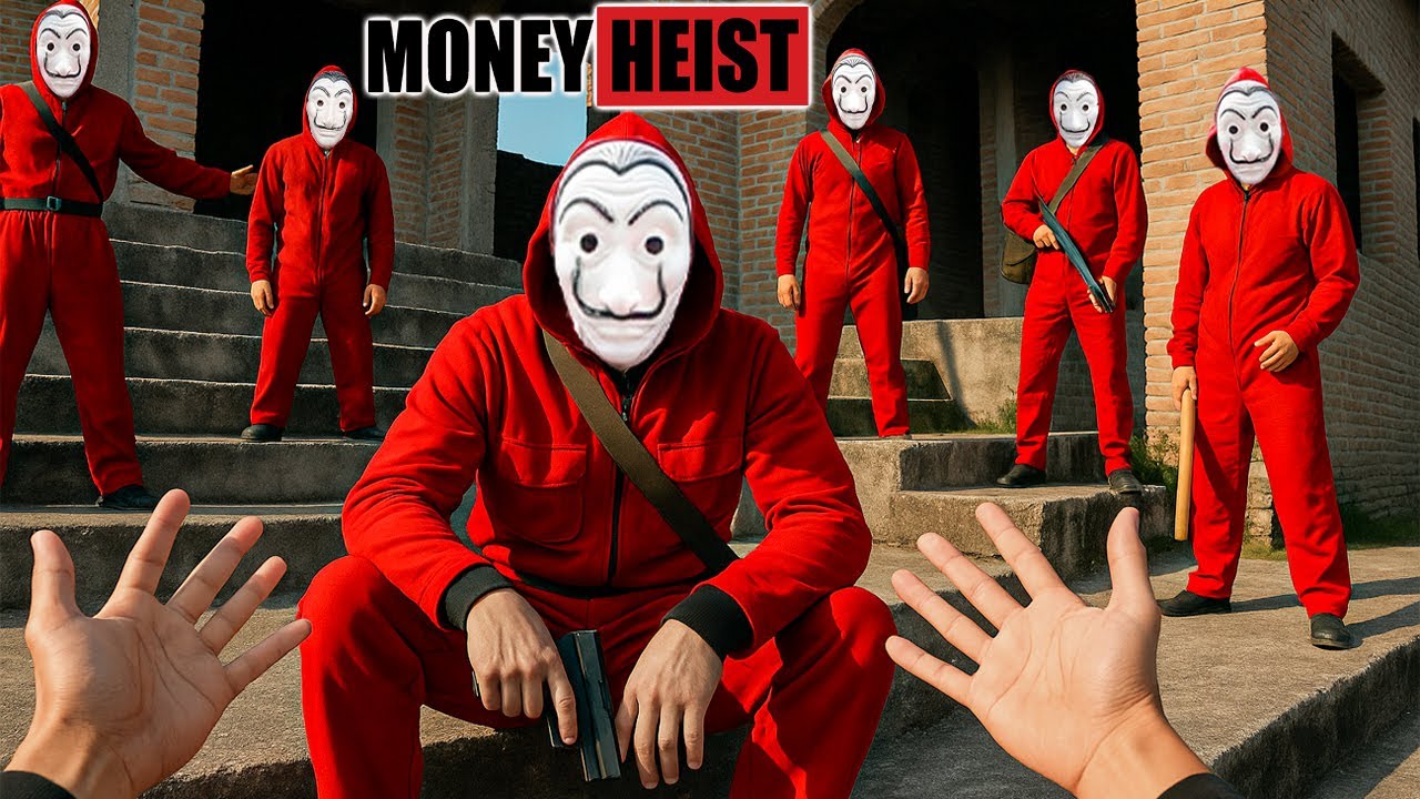 PARKOUR VS MONEY HEIST: Money Heist betrays, helps police destroy bad ...