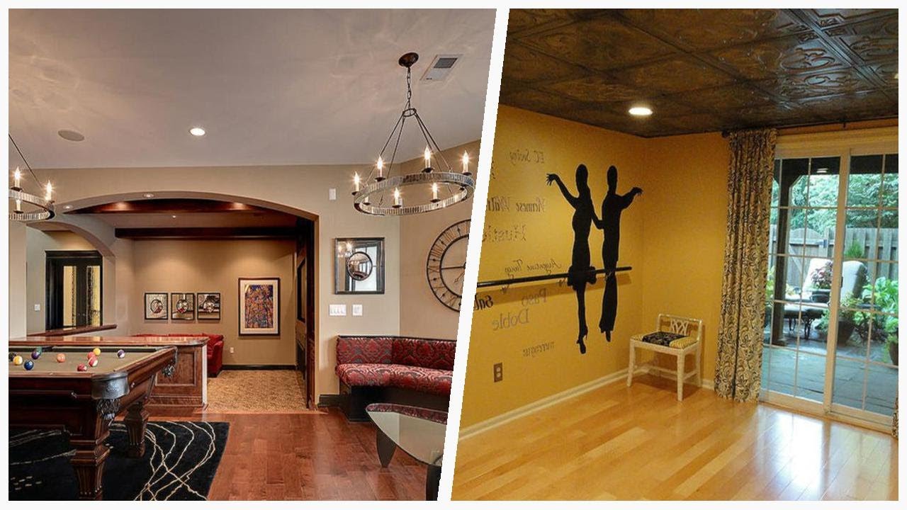 75 Orange Floor And Yellow Floor Basement Design Ideas You'll Love ...