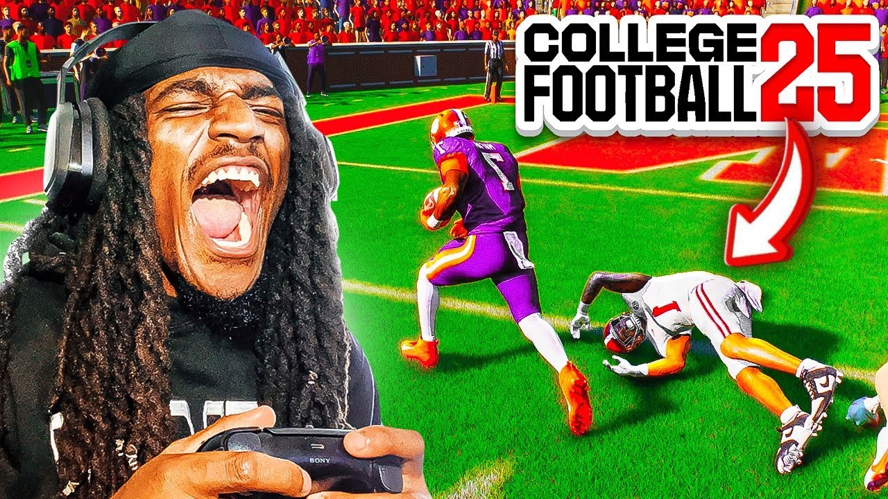 Davo Migo FIRST TIME Playing College Football 25 & THIS HAPPENED! - YouTube