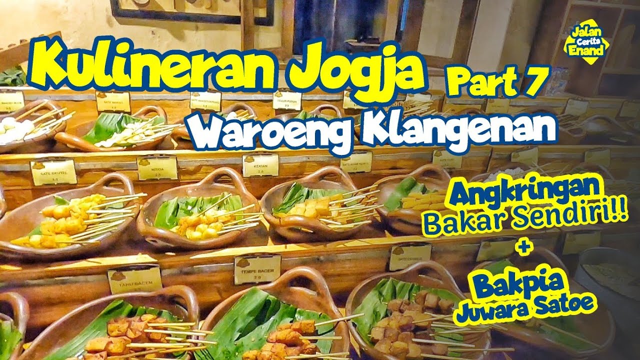 🔴 Kulineran Jogja Part 7 Angkringan Waroeng Klangenan - YouTube