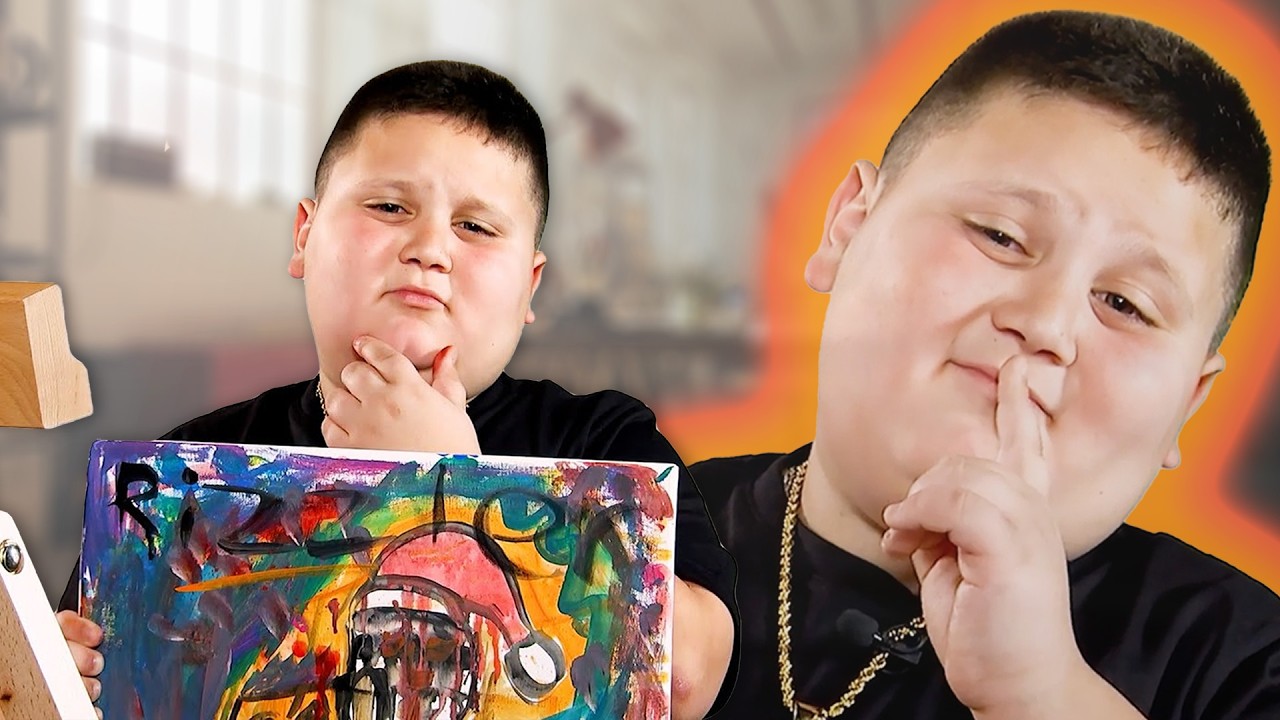 The Rizzler PRAISES Gordon Ramsay While Painting A Chaotic Portrait of ...