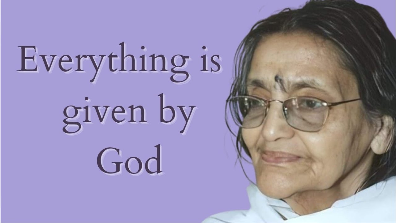 Everything is given by God. - YouTube
