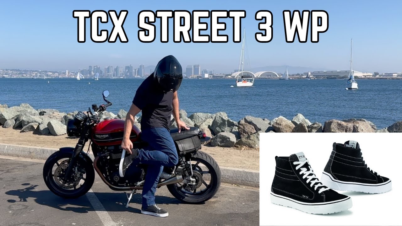 Motorcycle Skate Shoes? - TCX Street 3 WP - YouTube