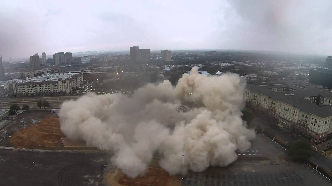 Dallas Xerox Building Demolition - YouTube