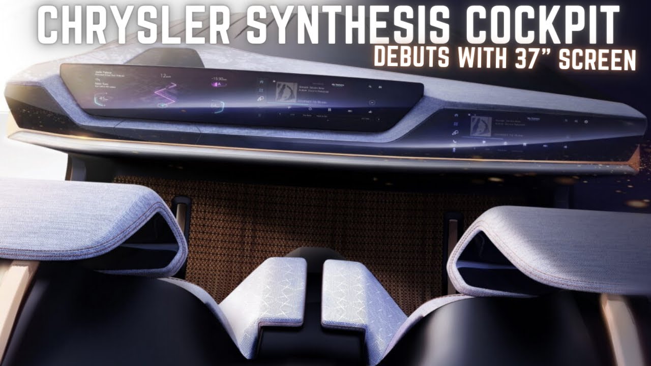 Chrysler Synthesis Cockpit Debuts Infotainment Screen For Next-Gen EVs ...