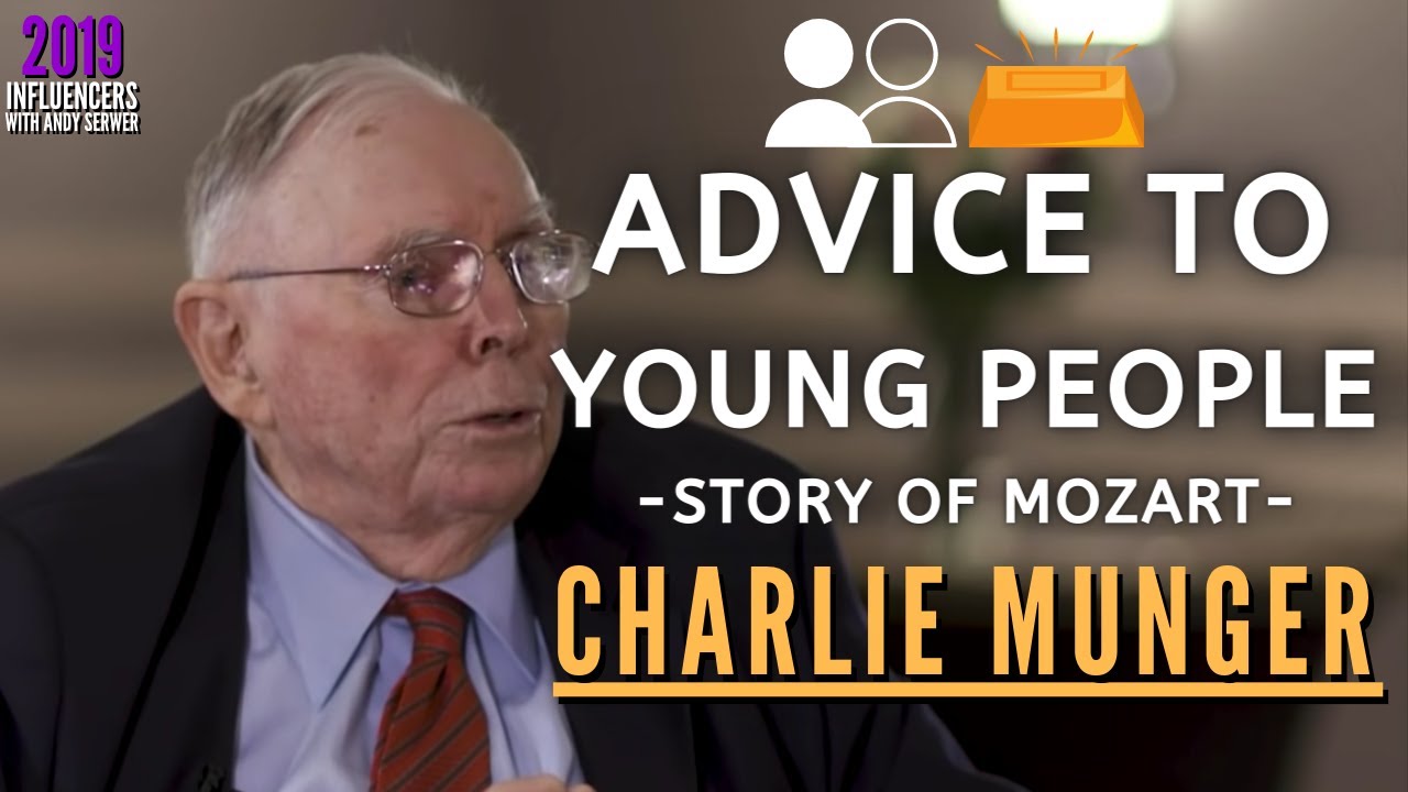 Charlie Munger's Career Advice to Young People. | Influencers 2019【C:C ...