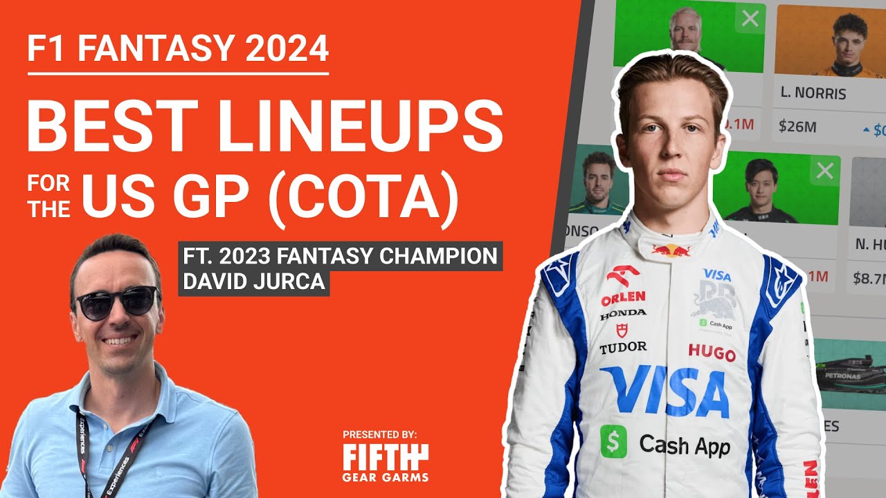 F1 Fantasy 2024: BEST LINEUPS for COTA ft. 2023 Champion David Jurca ...