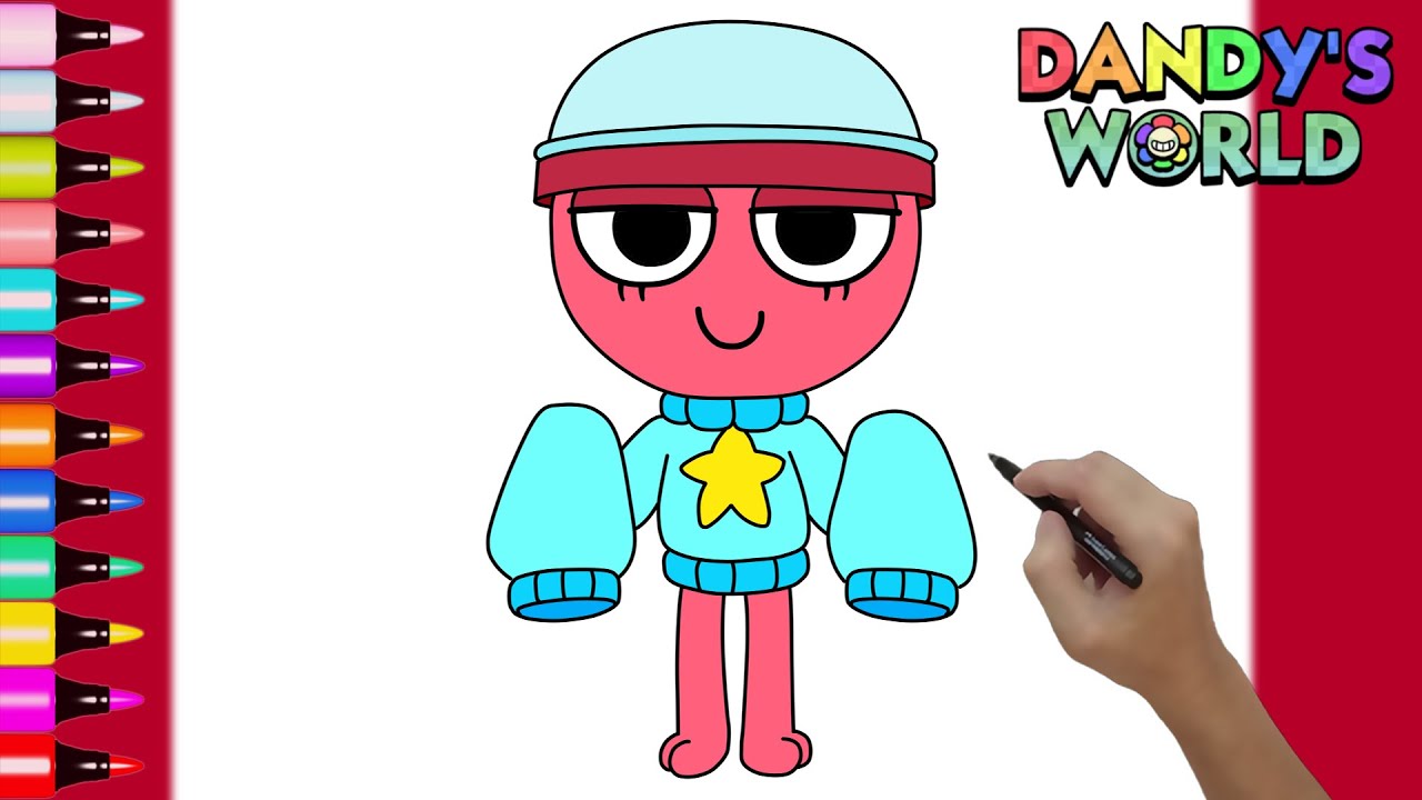 How to Draw Gigi from Dandy’s World | Easy Drawing and Coloring - YouTube