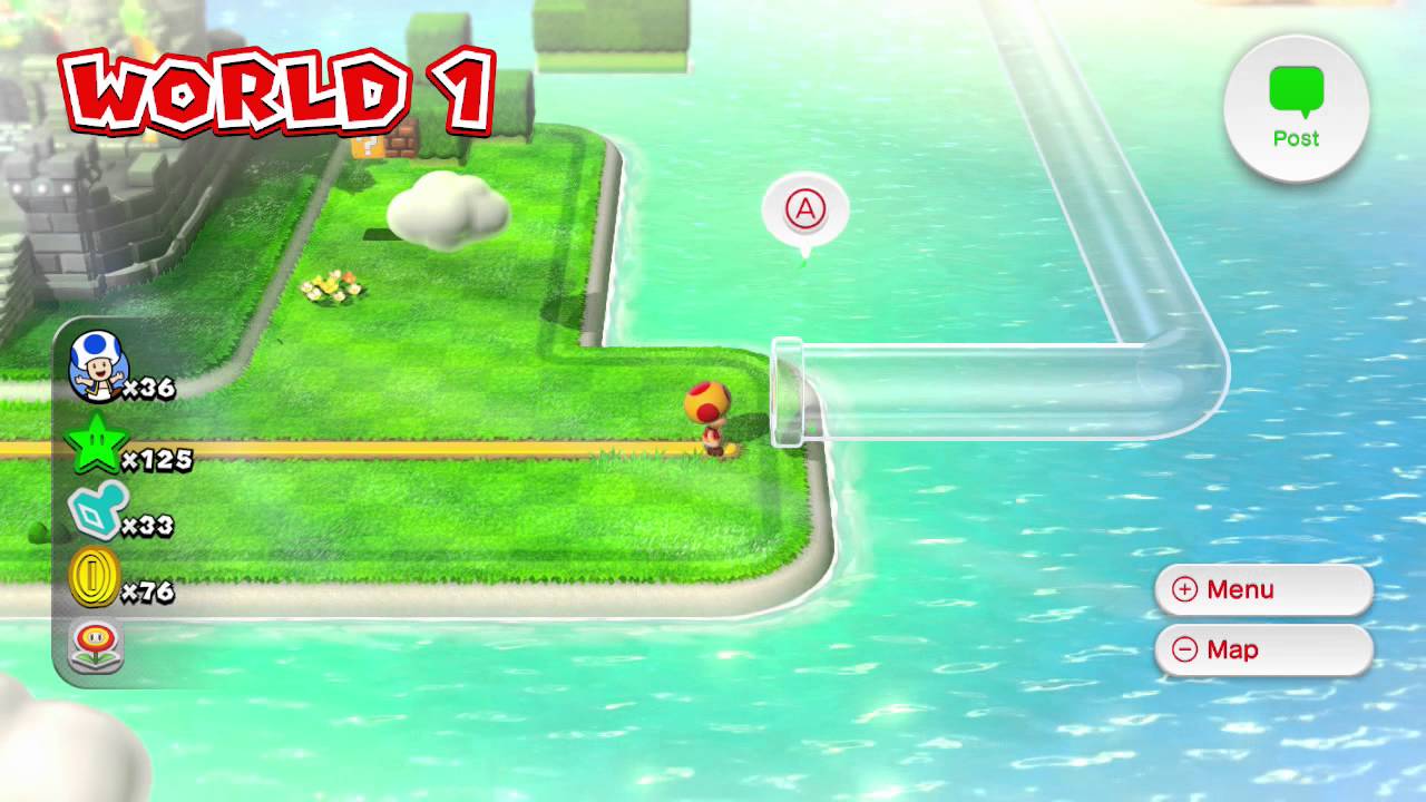 SM3DW W1 TUBE W2 - YouTube