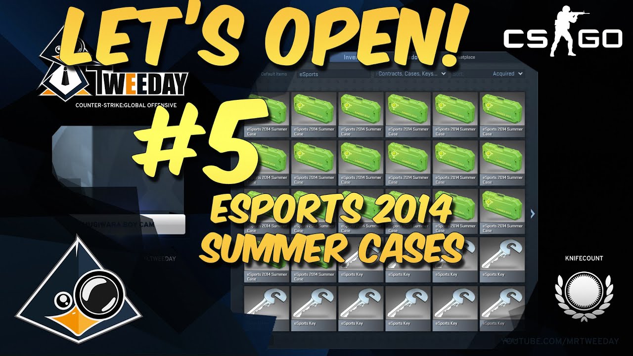 CS:GO - Let's Open Cases #5 eSports 2014 Summer Cases - YouTube