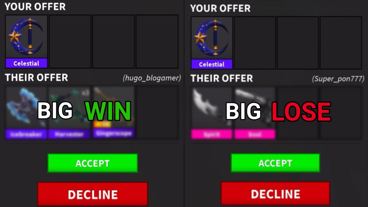 WHAT DO PEOPLE OFFER FOR CELESTIAL IN MM2??? - YouTube