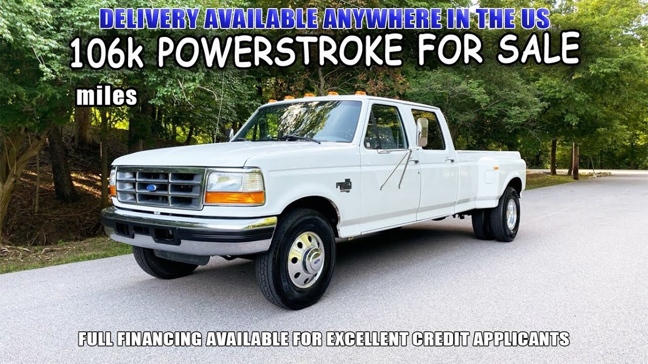 7.3 Powerstroke For Sale: 1995 Ford F-350 XLT Diesel Dually With Only ...